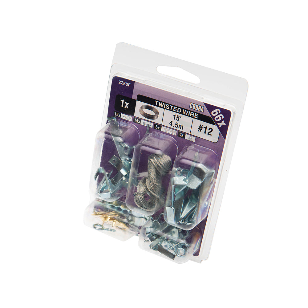 Cobra Twisted Wire Picture Hanging Set – Jim's DIY