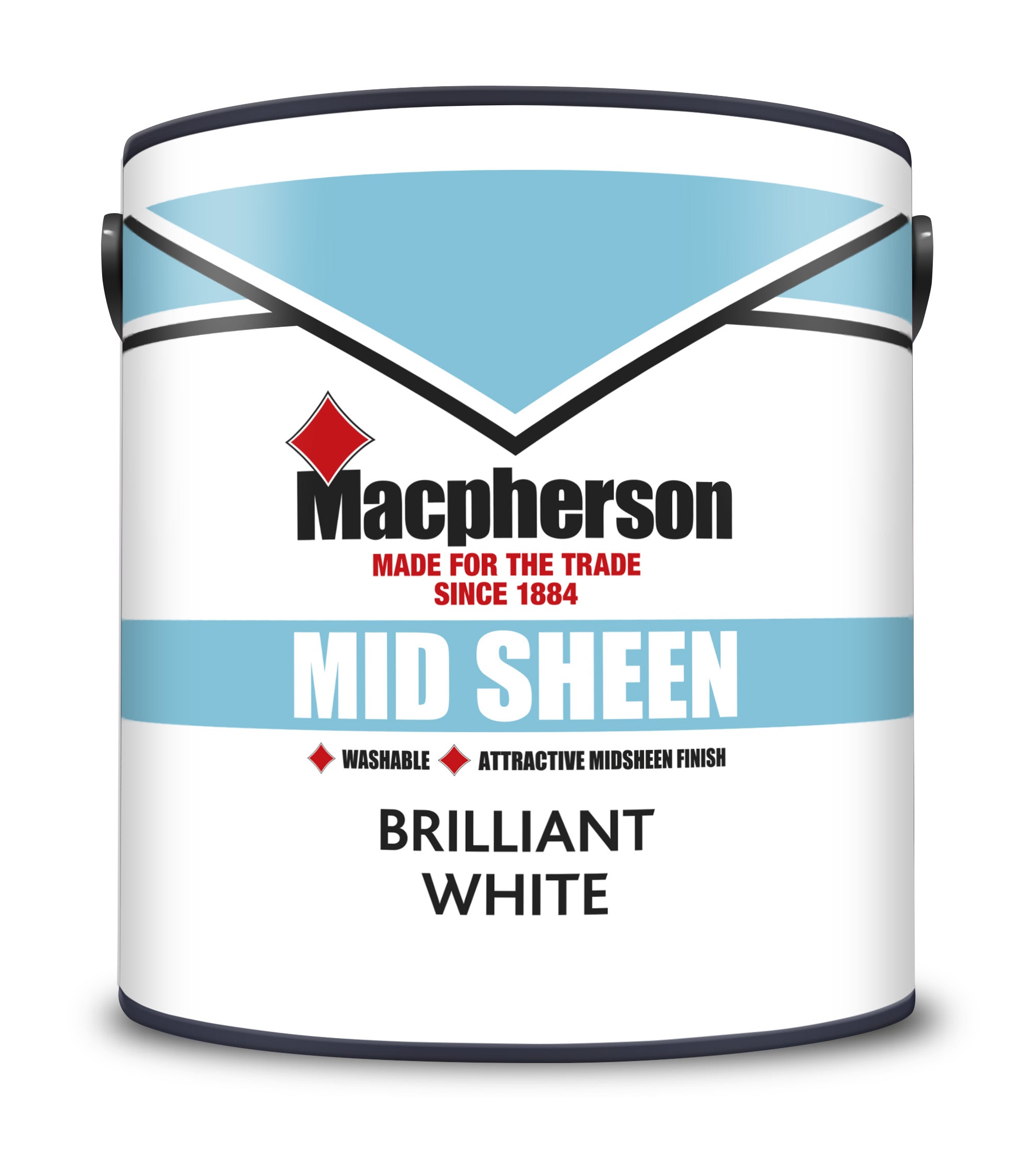 Macpherson Trade Mid Sheen Brilliant White 2.5L – Jim's DIY