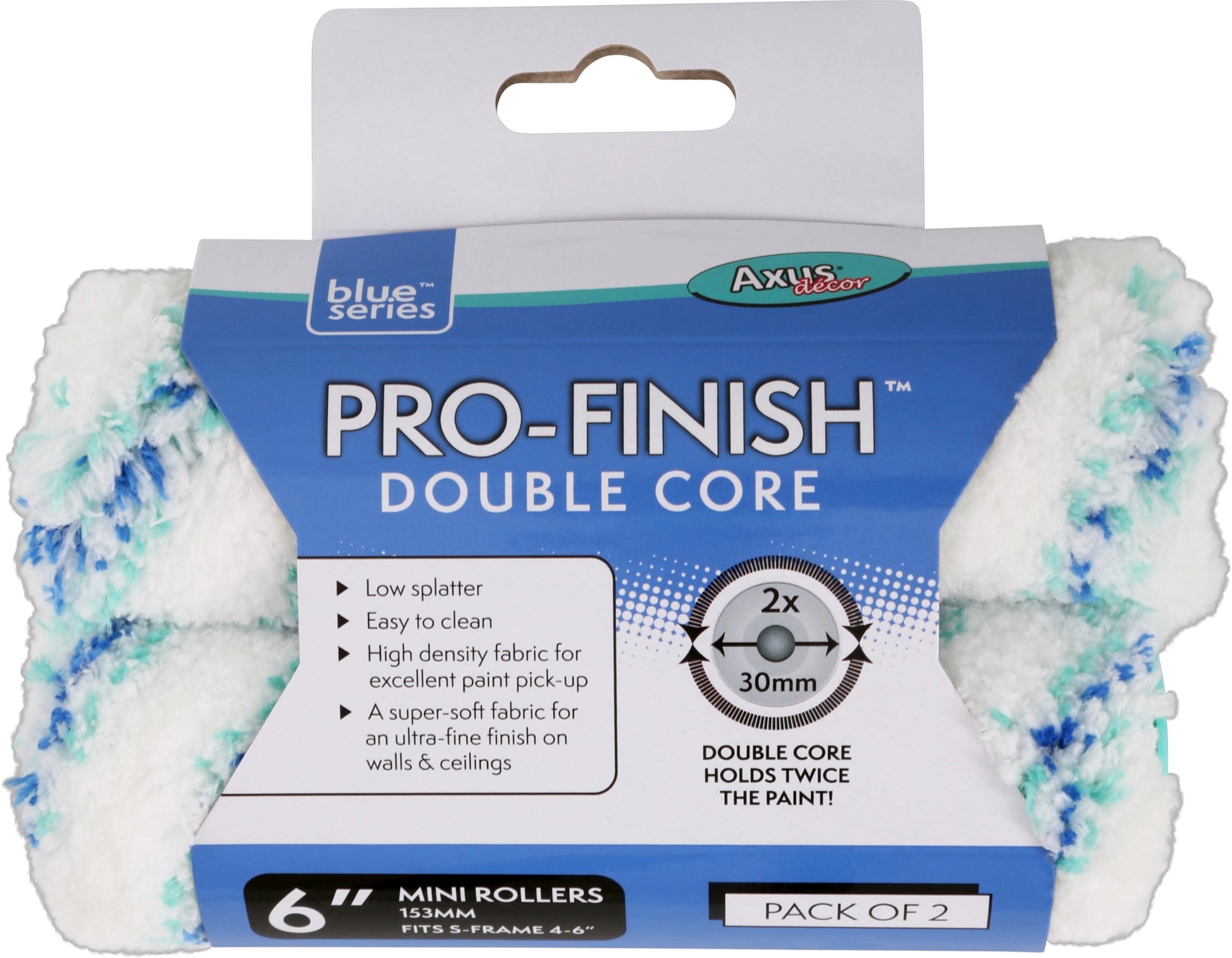 Axus Decor Pro Finish 6" Roller Sleeve 2 Pack – Jim's DIY
