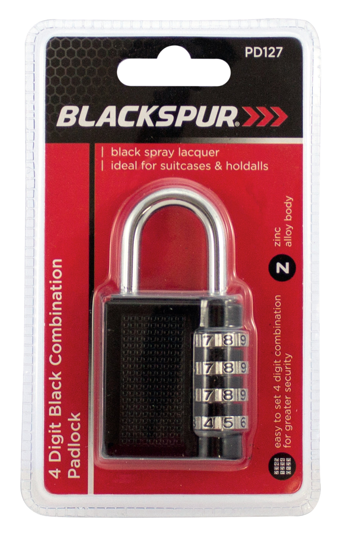 Blackspur 4 Digit Combination Padlock – Jim's DIY