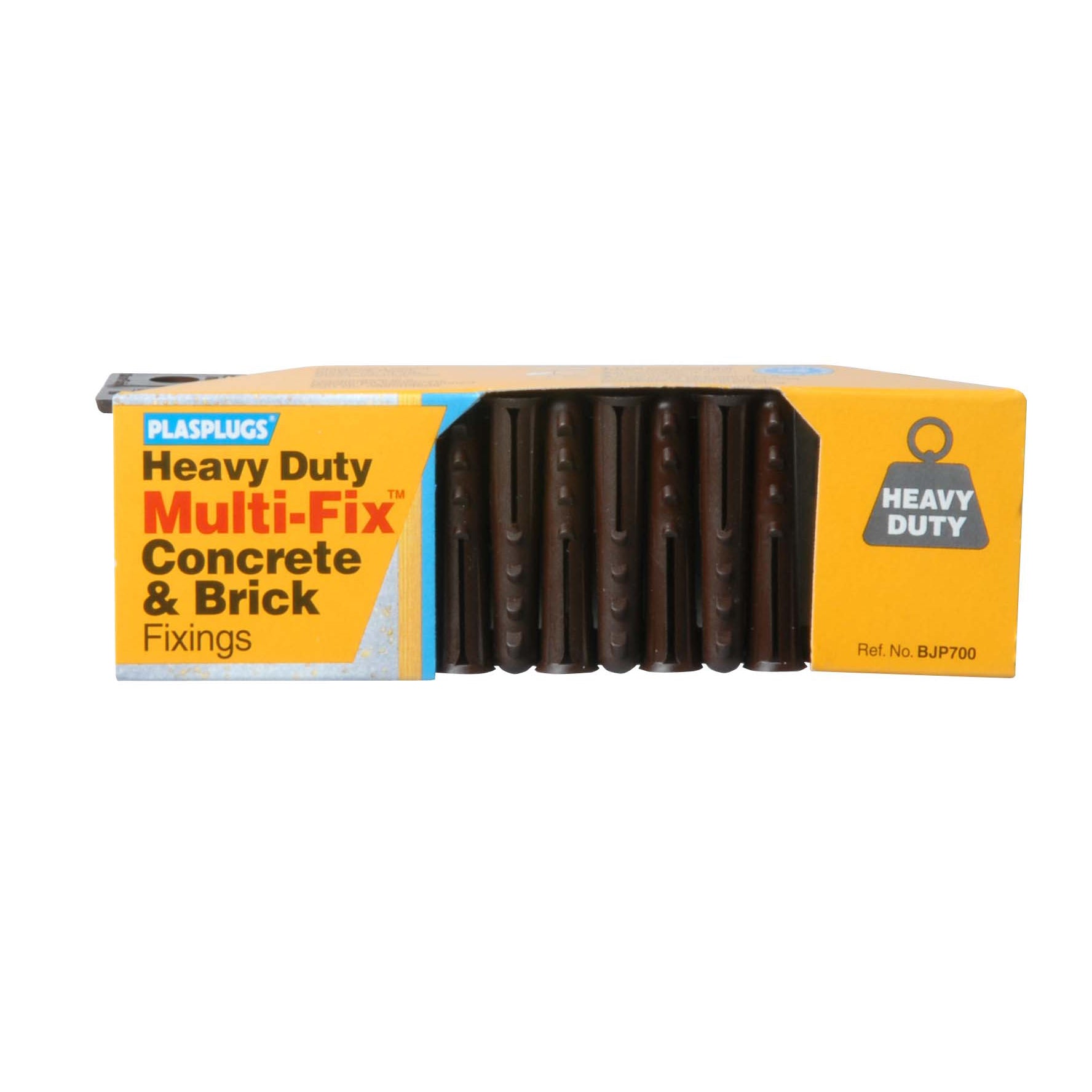 Plasplugs Heavy Duty Multi Fix Concrete & Brick Brown Wall Plugs – Jim ...
