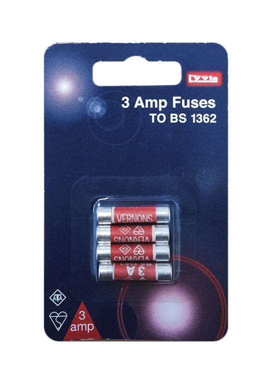 BS1362 Plug Fuses 4 Pack – Jim's DIY