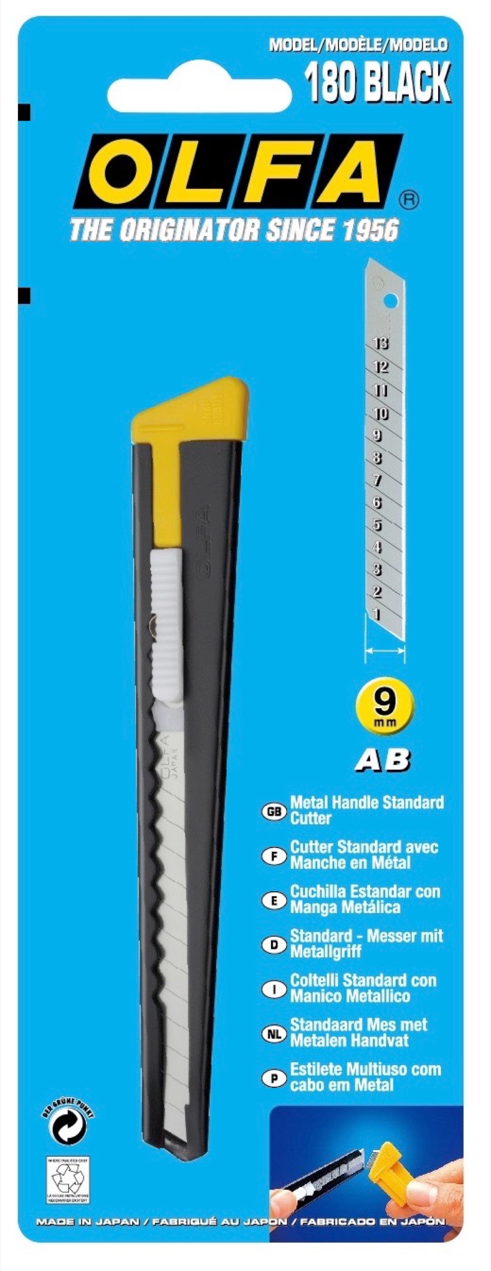 Olfa Metal Precision Snap Knife 9mm – Jim's DIY