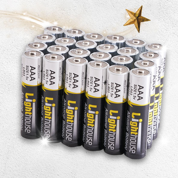 Lighthouse Alkaline Batteries 24 Pack – Jim's DIY