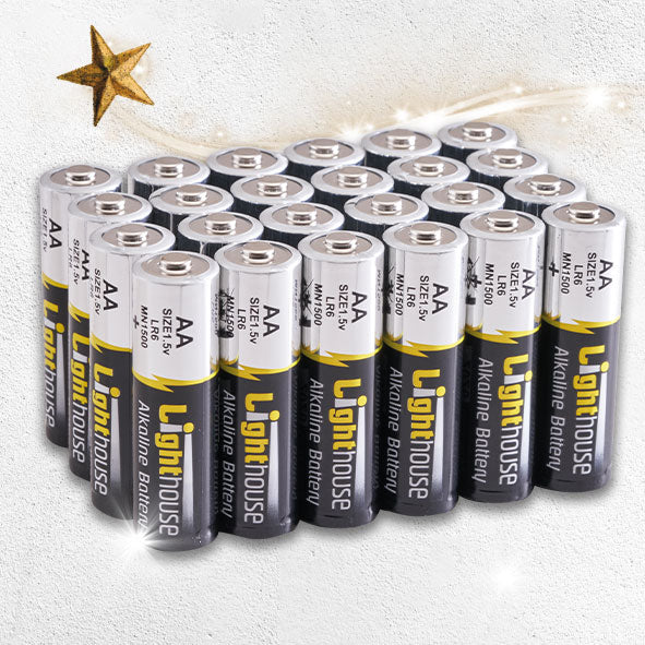 Lighthouse Alkaline Batteries 24 Pack – Jim's DIY