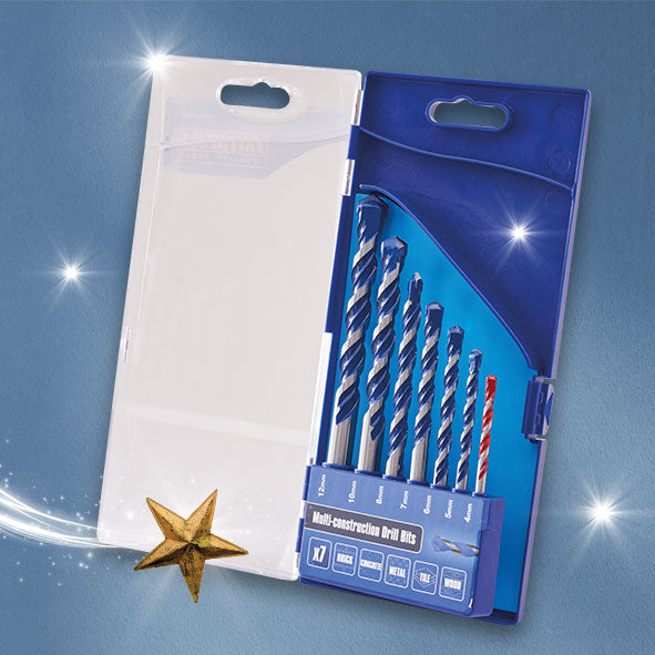 Faithfull 7 Piece Multi Construction Drill Bit Set – Jim's DIY