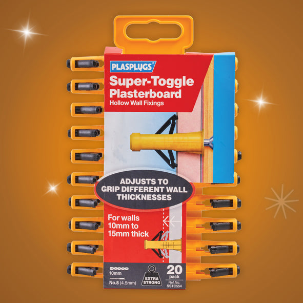 Plasplugs Super Toggle Cavity Anchors 20 Pack – Jim's DIY