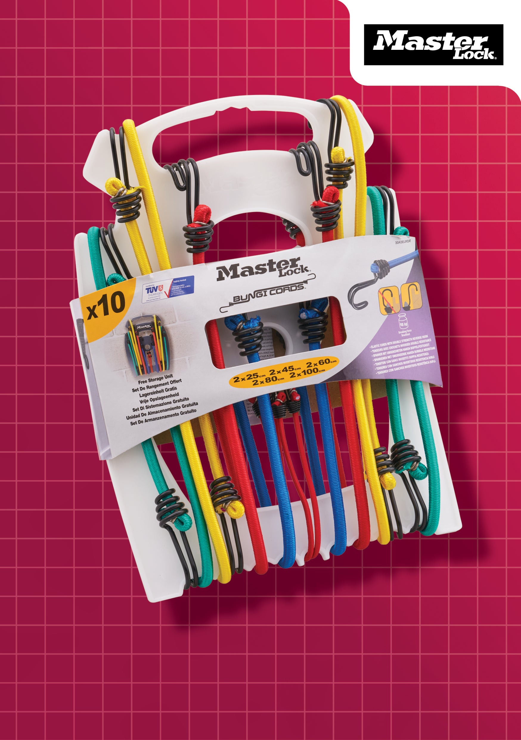 Master Lock 10 Piece Bungee Set – Jim's DIY