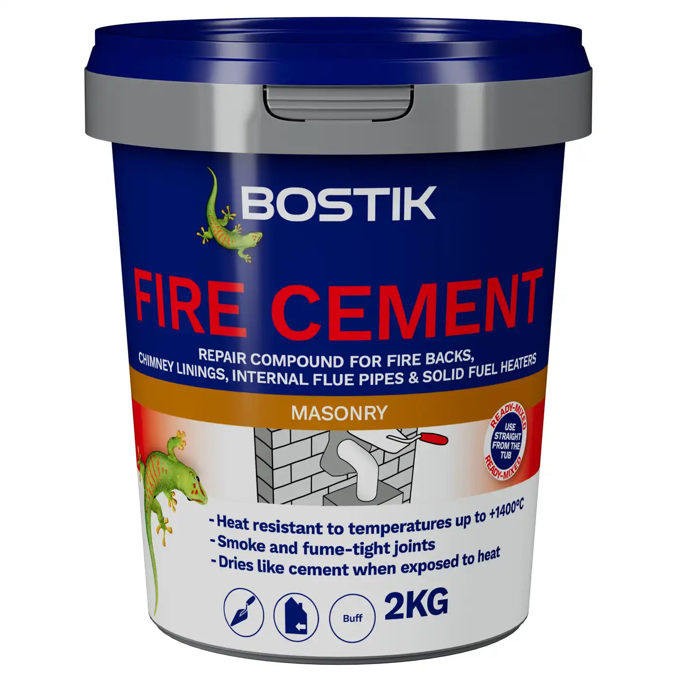 Bostik Fire Cement Buff 2kg – Jim's DIY