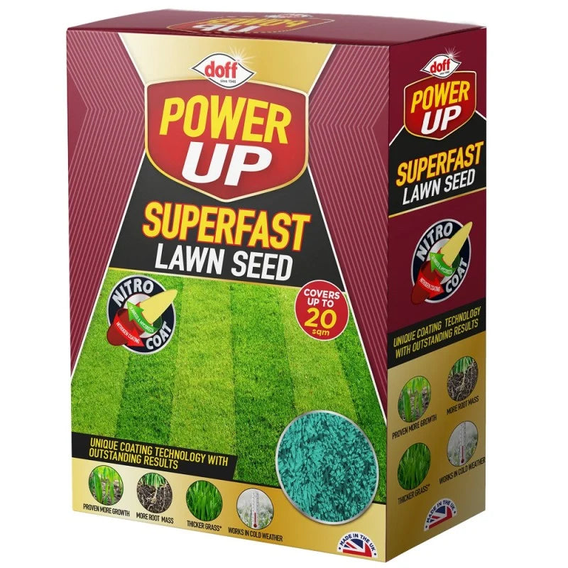 Doff Power Up Super Fast Lawn Seed 500g – Jim's DIY