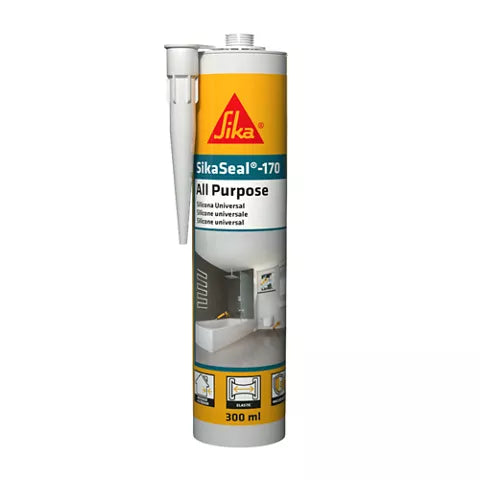 Sika SikaSeal 170 Clear Silicone – Jim's DIY