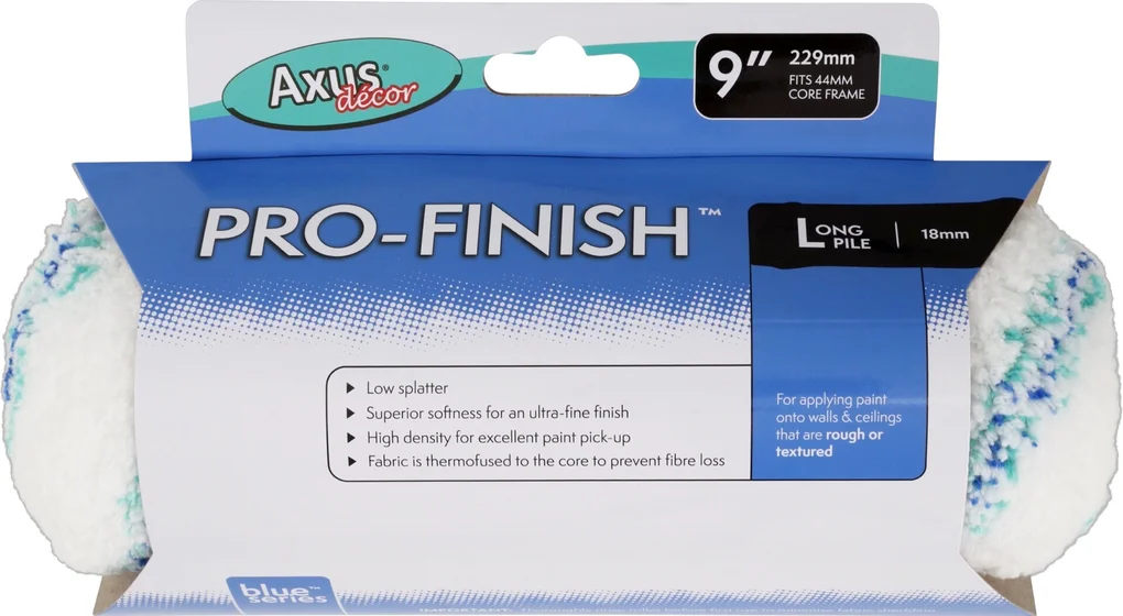 Axus Decor 9" Pro Finish Roller Blue Series – Jim's DIY