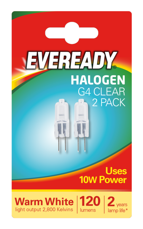 Eveready Halogen G4 Twin Pack – Jim's DIY